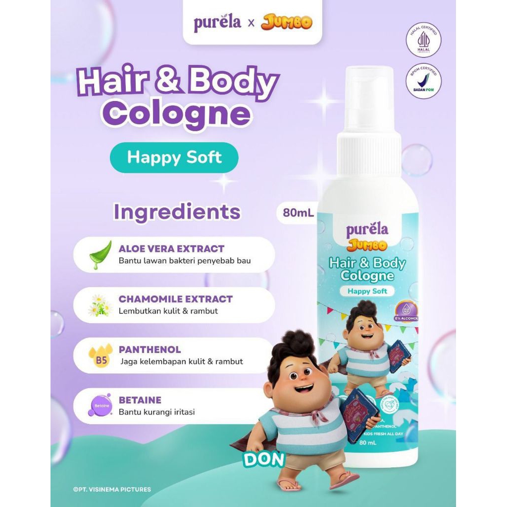 Jual Purela Original Parfum Anak Hair & Body Cologne | Shopee Indonesia