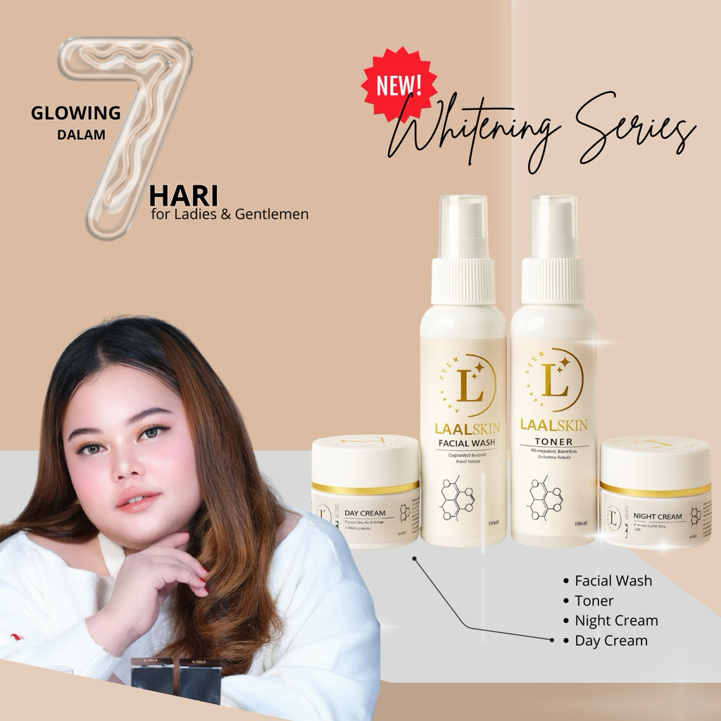 Jual New Whitening Series LAAL SKIN | Shopee Indonesia