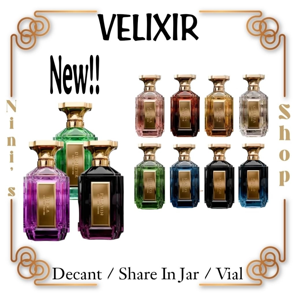 Jual DECANT VELIXIR ATHENA, ORION, ADONIS, HELIOS, ICARUS, GALATEA ...