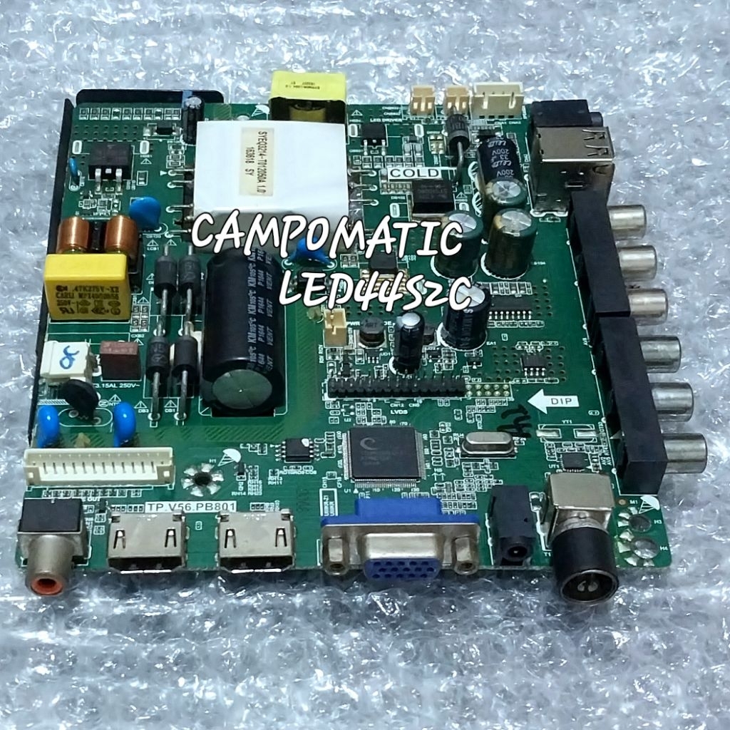 Jual MB TV LED CAMPOMATIC LED44S2C ORIGINAL MAINBOARD MOTHERBOARD ...