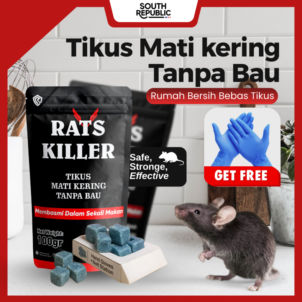 Jual RatKiller 250gr – Racun Tikus Sekali Makan, Mati Kering Tanpa Bau ...