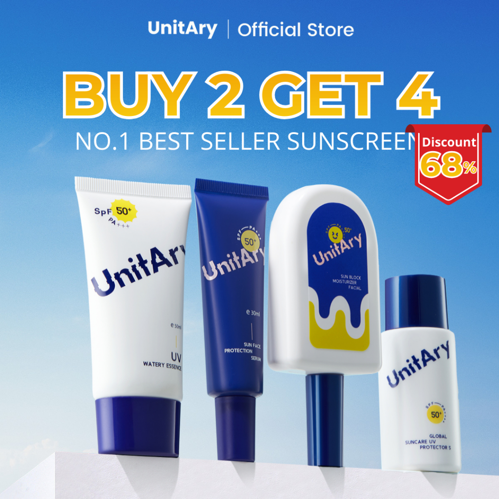 Jual [Buy2Get4] UNITARY Sunscreen All Skin Solutions SPF50 PA ...