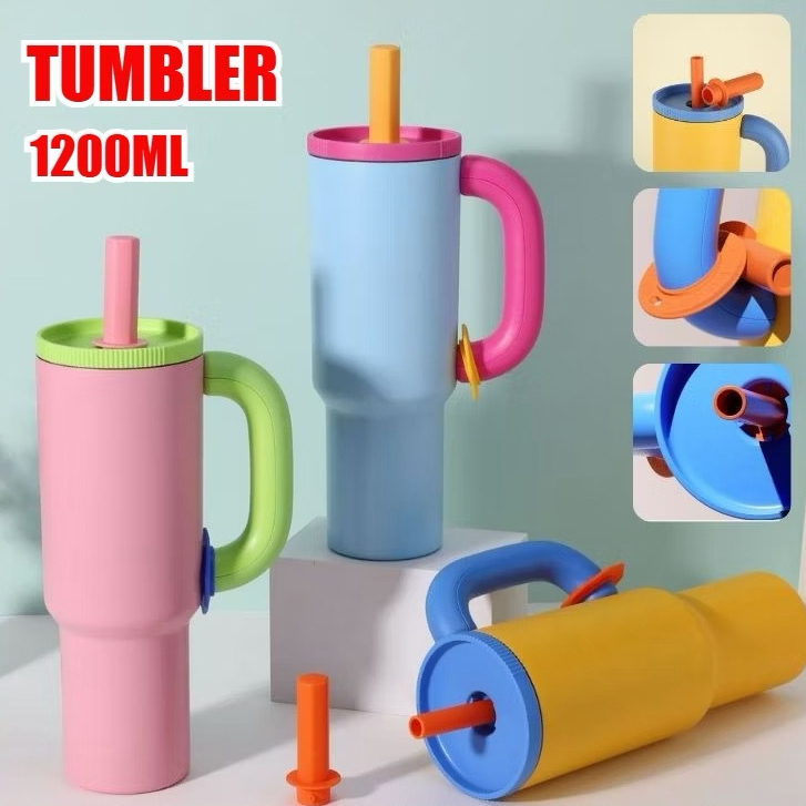 Jual [ ID 24H ]Tumbler Stainless 1200ml SUS 304 / Tumbler Warna 40 oz ...