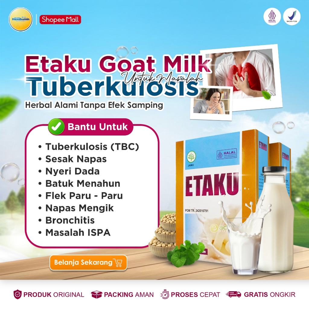 Jual Obat Sesak Napas, Pendamping Pengobatan TBC Tuberkulosis Nyeri ...