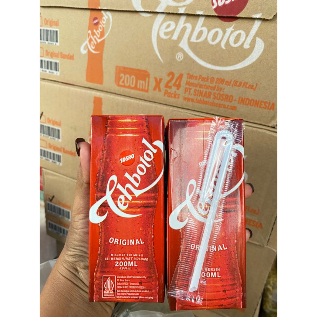 Jual Teh botol sosro/teh botol 200 ml/teh botol sosro 1 dus isi 24 ...