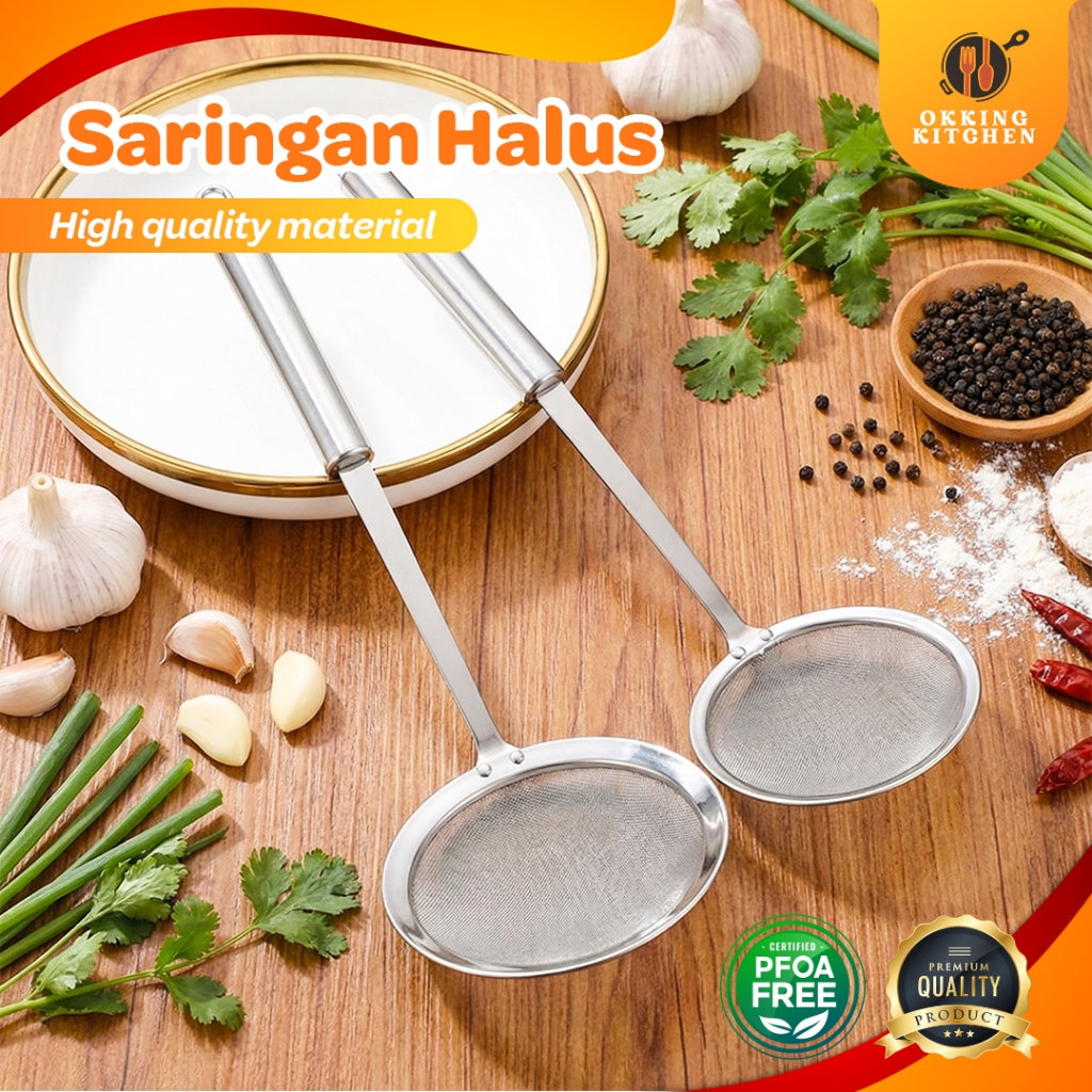 Jual King Balance Saringan Halus Stainless Steel Gagang Panjang Praktis ...