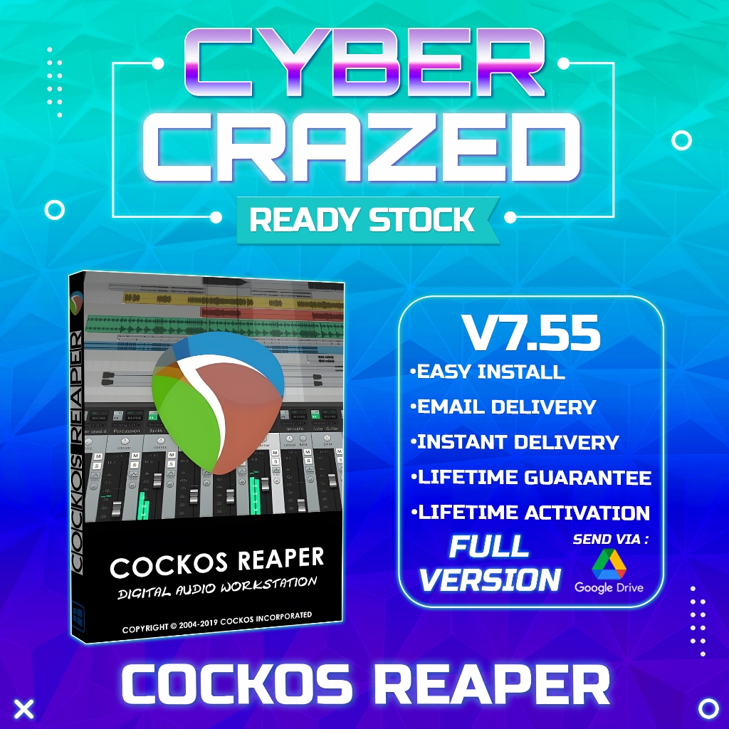 Jual Cockos REAPER 7.55 Full Version (Versi Terbaru) | Shopee Indonesia
