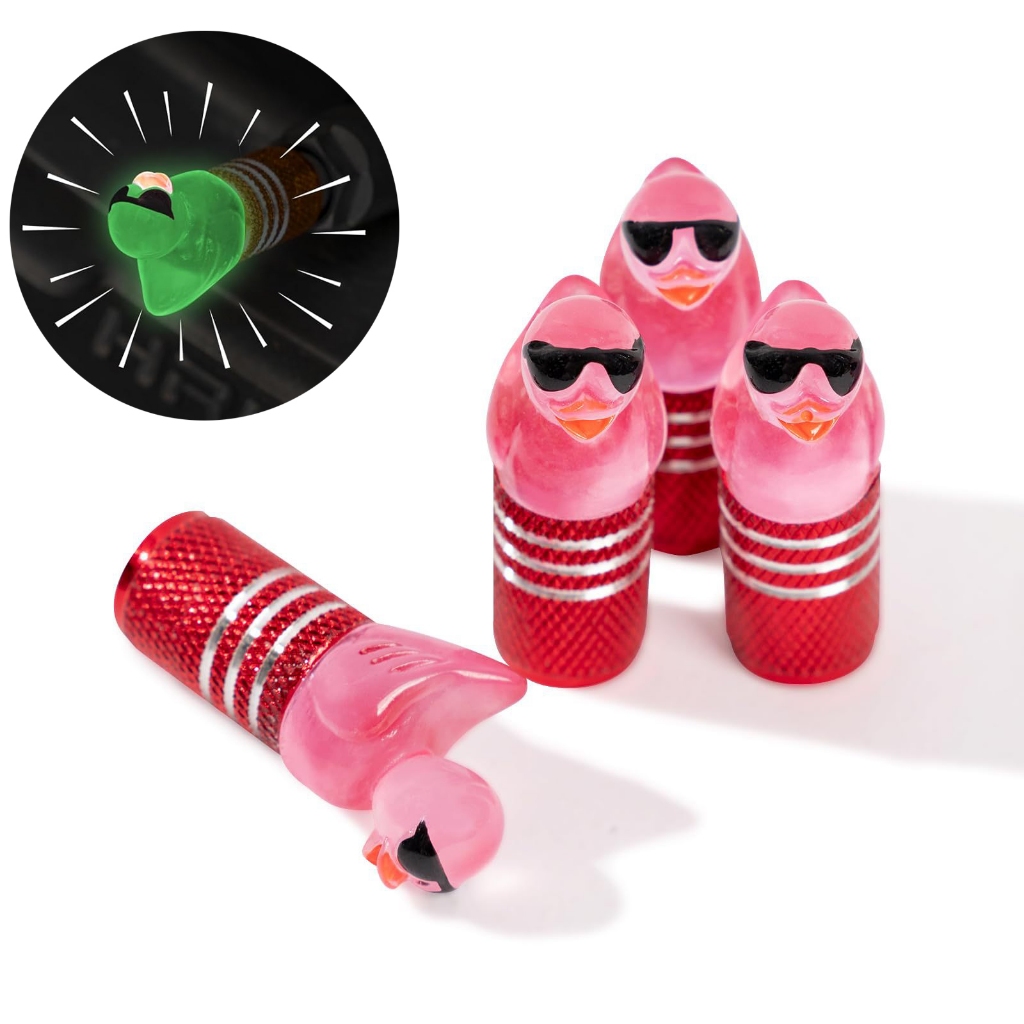 Jual Tutup Pentil Ban Glow In the Dark Motif Bebek Lucu tutup Katup ban ...