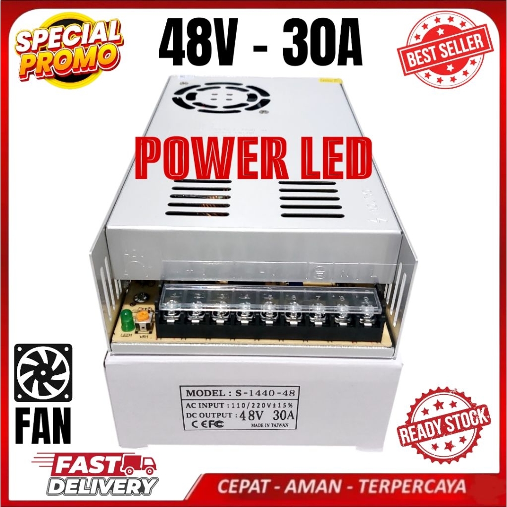 Jual Switching Power Supply PSU 48V 30A High Quality, 48 Volt 30 Ampere ...