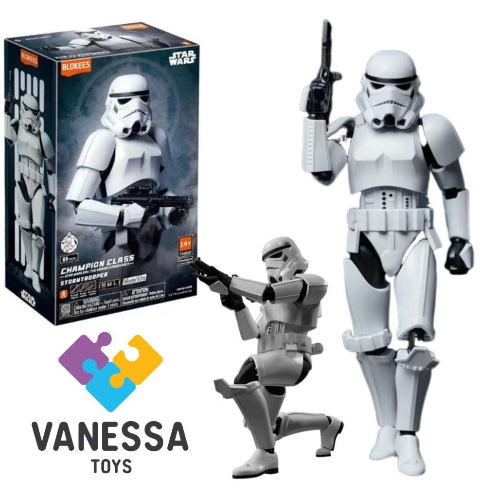 Jual Blokees Figures Star Wars STORMTROOPER Seri Champion Class CC02 ...