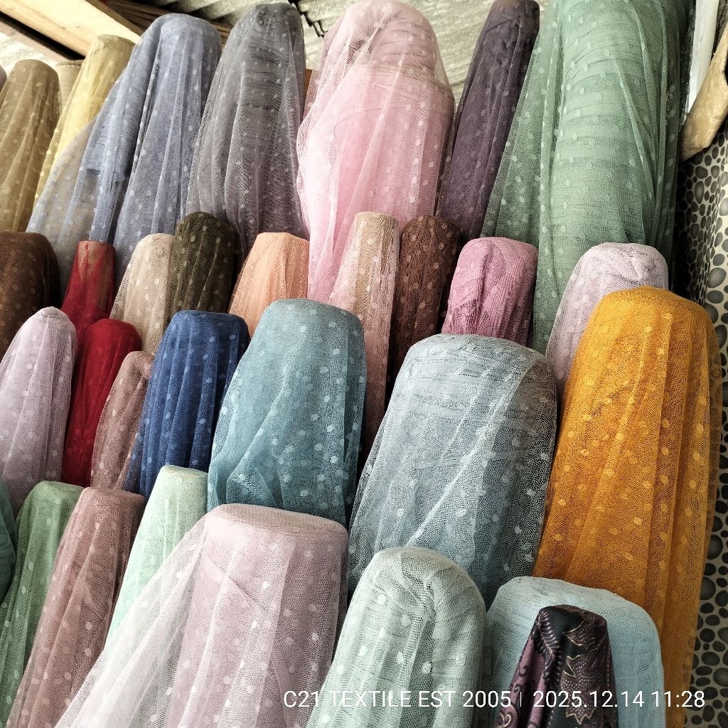 Jual HARGA/0,5 M | BAHAN TILE | TILE DOT | KAIN TULE PREMIUM | KAIN ...