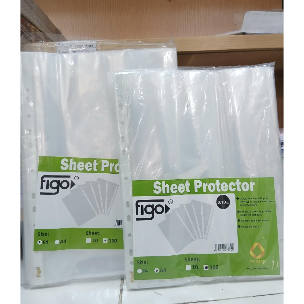 Jual Sheet Protector FIGO F4 & A4 ( 10 Lembar ) | Shopee Indonesia