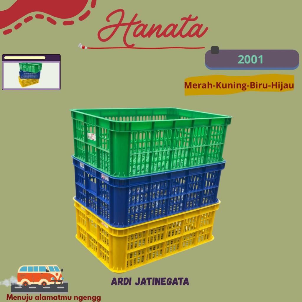 Jual HANATA - KERANJANG CONTAINER HANATA 2001 FOOD SAFE / KERANJANG ...