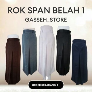 Jual Rok span panjang belah 1 Seragam Sekolah Anak smp/mts/sma/smk /Rok ...