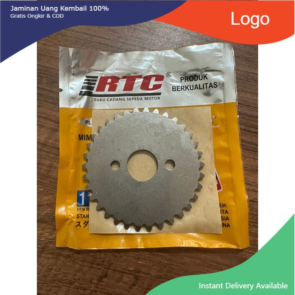 Jual ( RTC ) Gigi Sentrik Mega Pro New 34T Motor ( A CLASS ) | Shopee ...