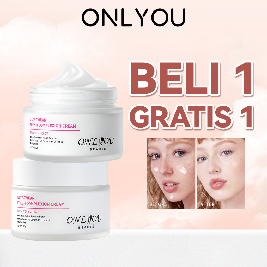 Jual ONLYOU Tone Up Cream Beli 1 Gratis 1 siang krim Instant ...