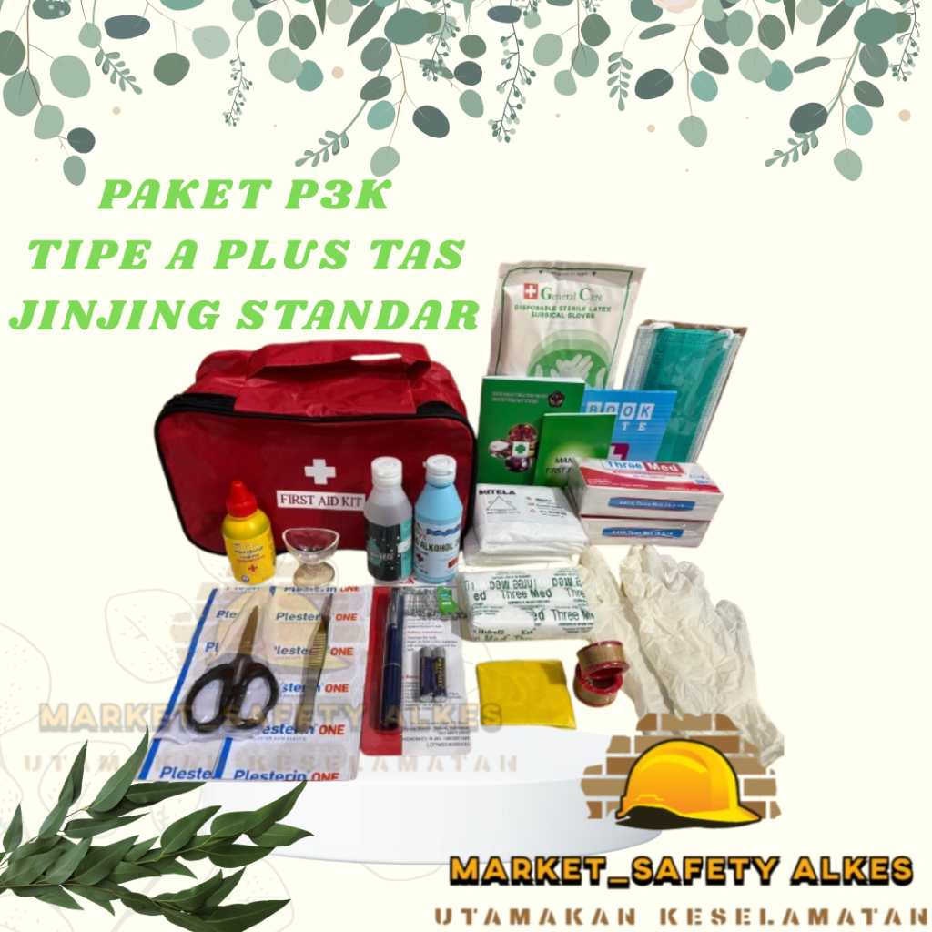 Jual Paket P3K Tas Jinjing Standar Plus dengan Isi Tipe A / P3k K3 ...