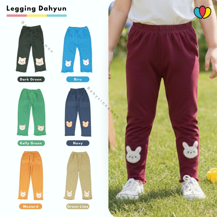 Jual BC - Legging Dahyun uk Bayi sd 4 Tahun / Cotton Rib Celana Panjang ...