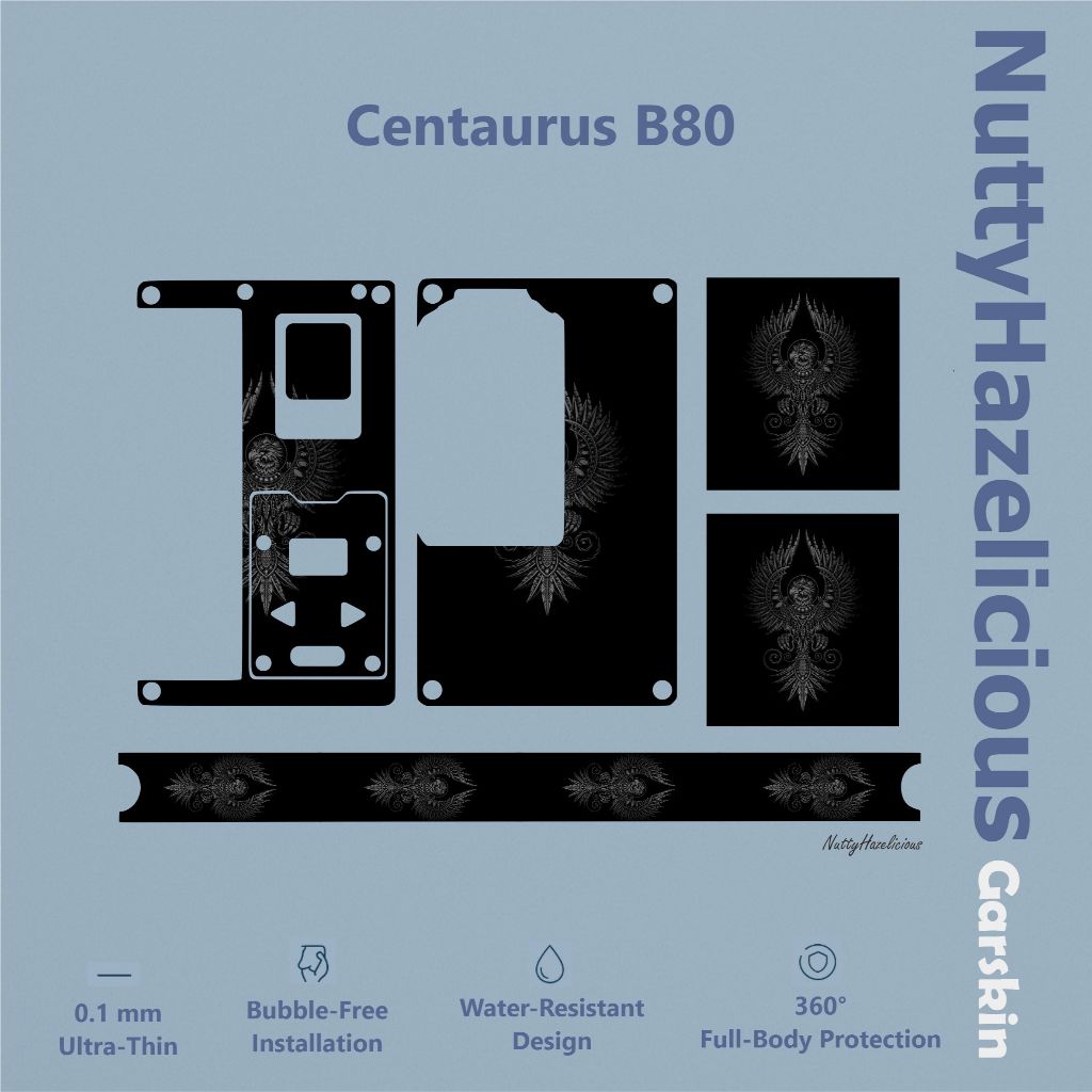 Jual Garskin Centaurus B80 Black Full Body | Stiker Vape B80 Motif ...