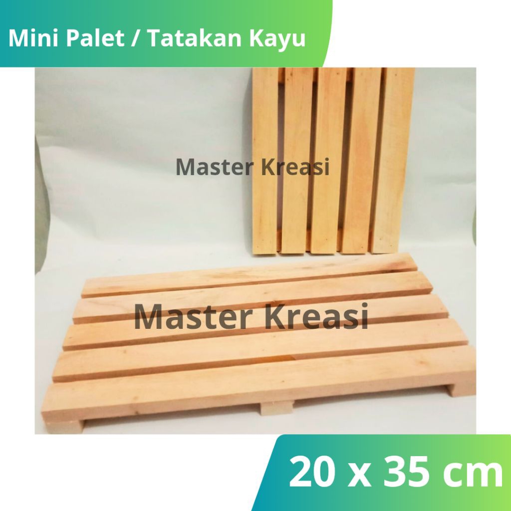 Jual Mini Palet Kayu Estetik 20x35cm / Tatakan Kayu / Alas Tatakan ...