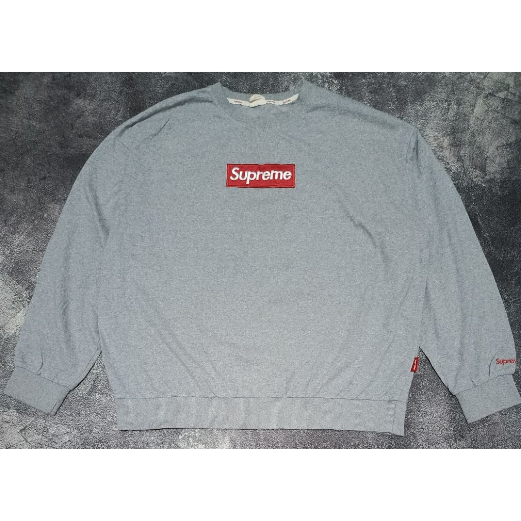 Jual Crewneck Supreme Logo Box | Shopee Indonesia