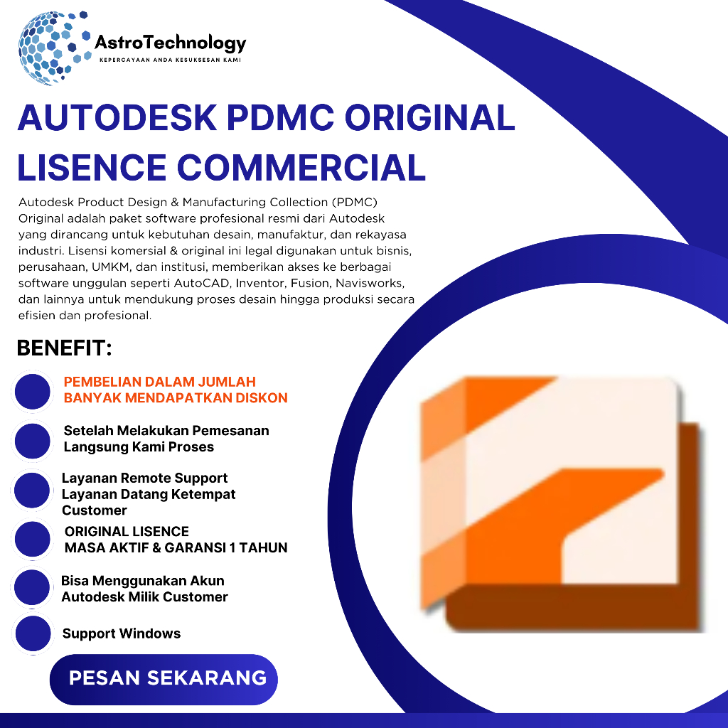 Jual Autodesk PDMC 2023-2026 Commercial License – Resmi 1 Tahun (Single ...