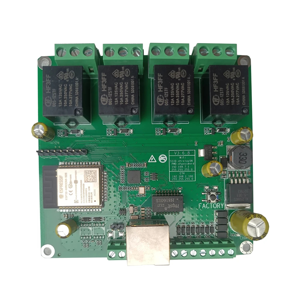 Jual JUAL DTWONDER Smart WiFi Switch ESP32 Ethernet Relay Board ...