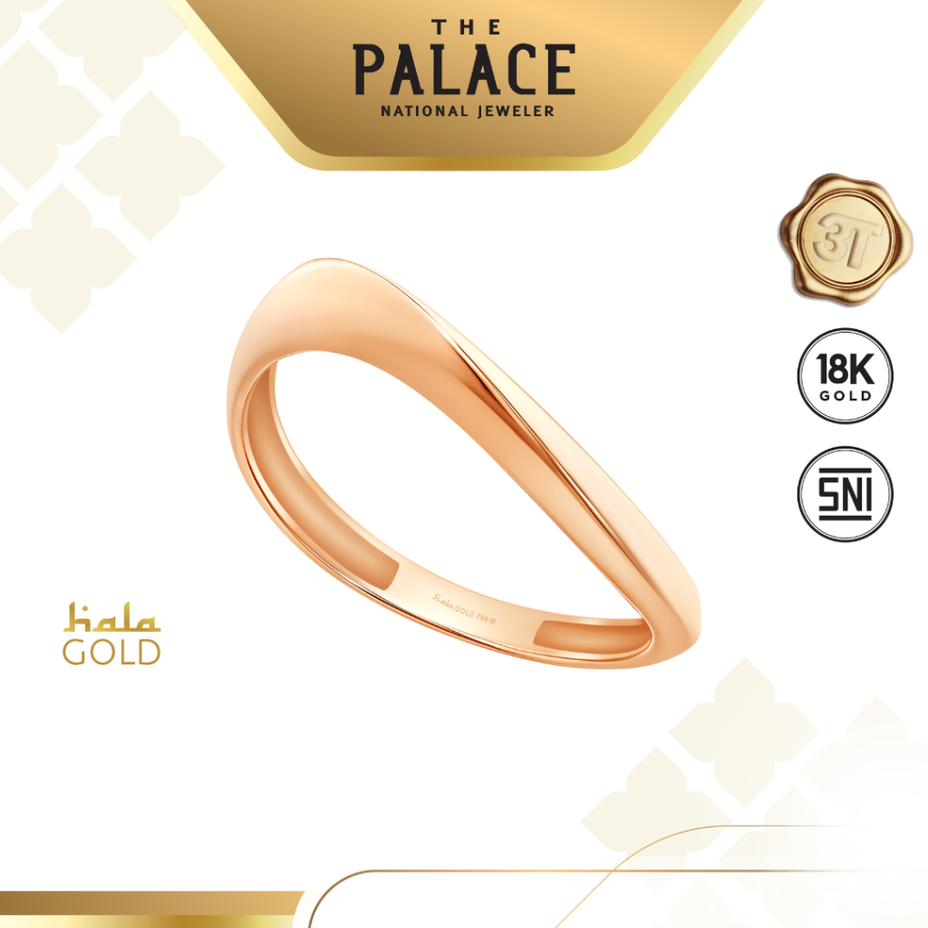 Jual Hala Gold Chunky Chic Collection - Fussili Series A Ring / Cincin ...