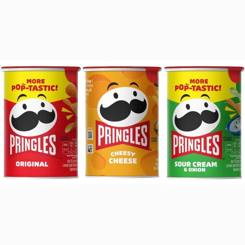 Jual Pringles Keripik Kentang Snack Kaleng Makanan Ringan 42 g | Shopee ...