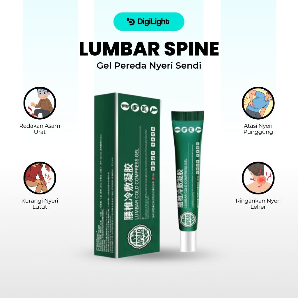 Jual [DigiLight] COD Lumbar Spine Cooling Gel – Gel Pereda Nyeri Sendi ...