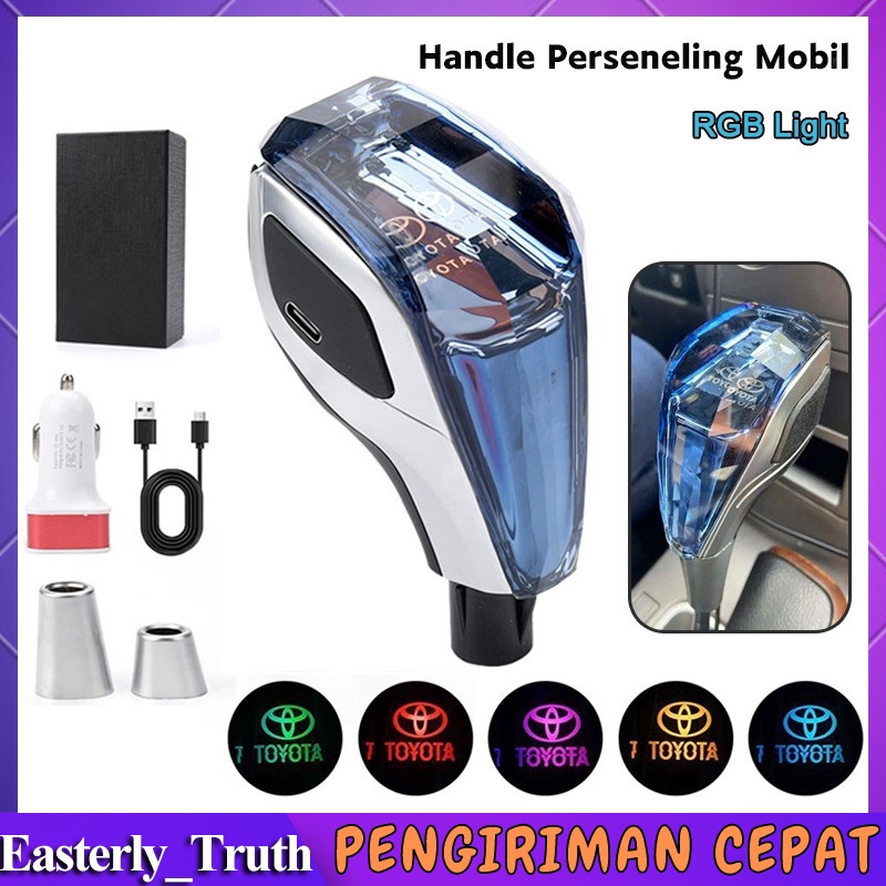 Jual (Stok Siap)Shift Knob Crystal For Toyota Led Light Transmisi ...