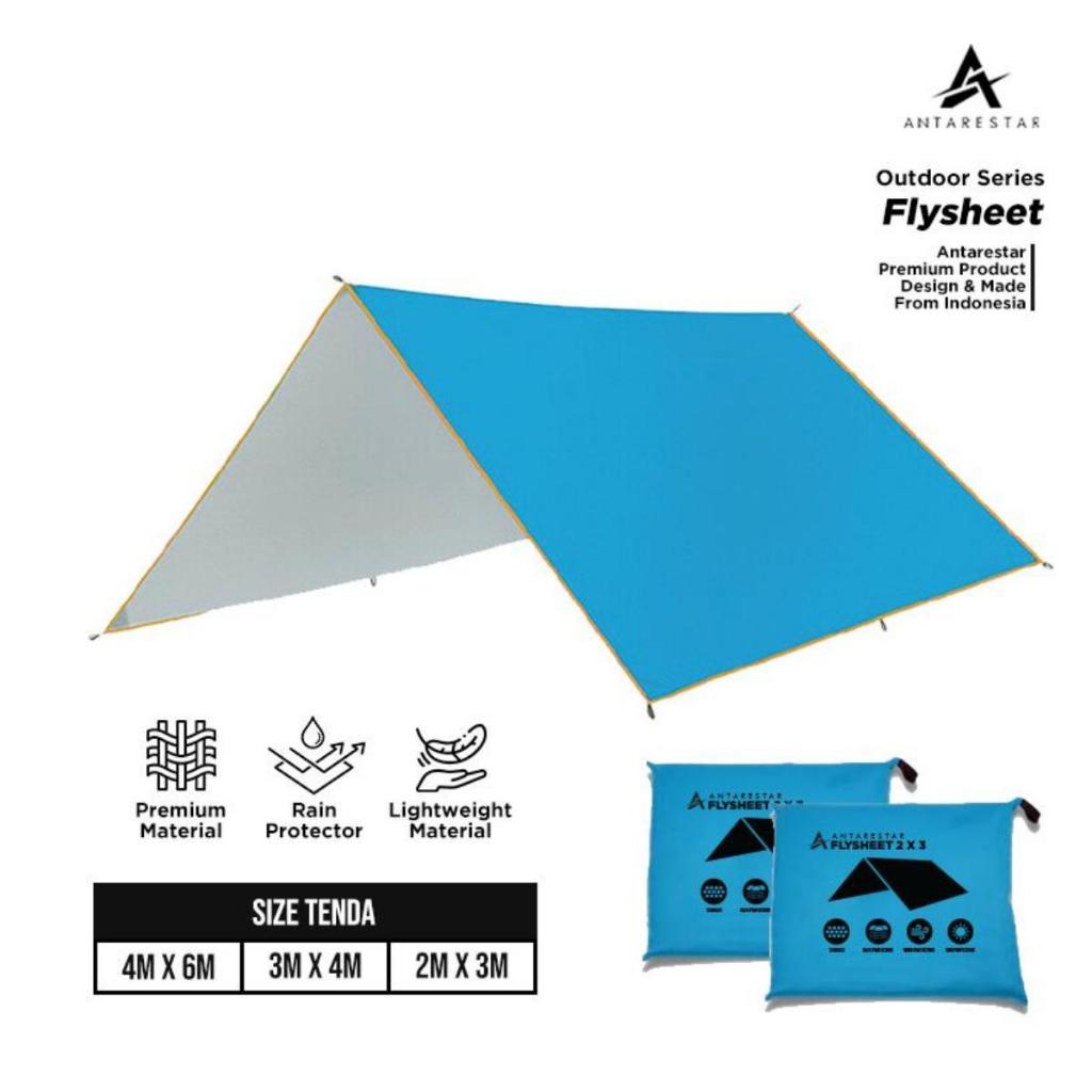 Jual ANTARESTAR Official - PAKET HEMAT FLYSHEET WATERPROOF 3X4 PLUS ...