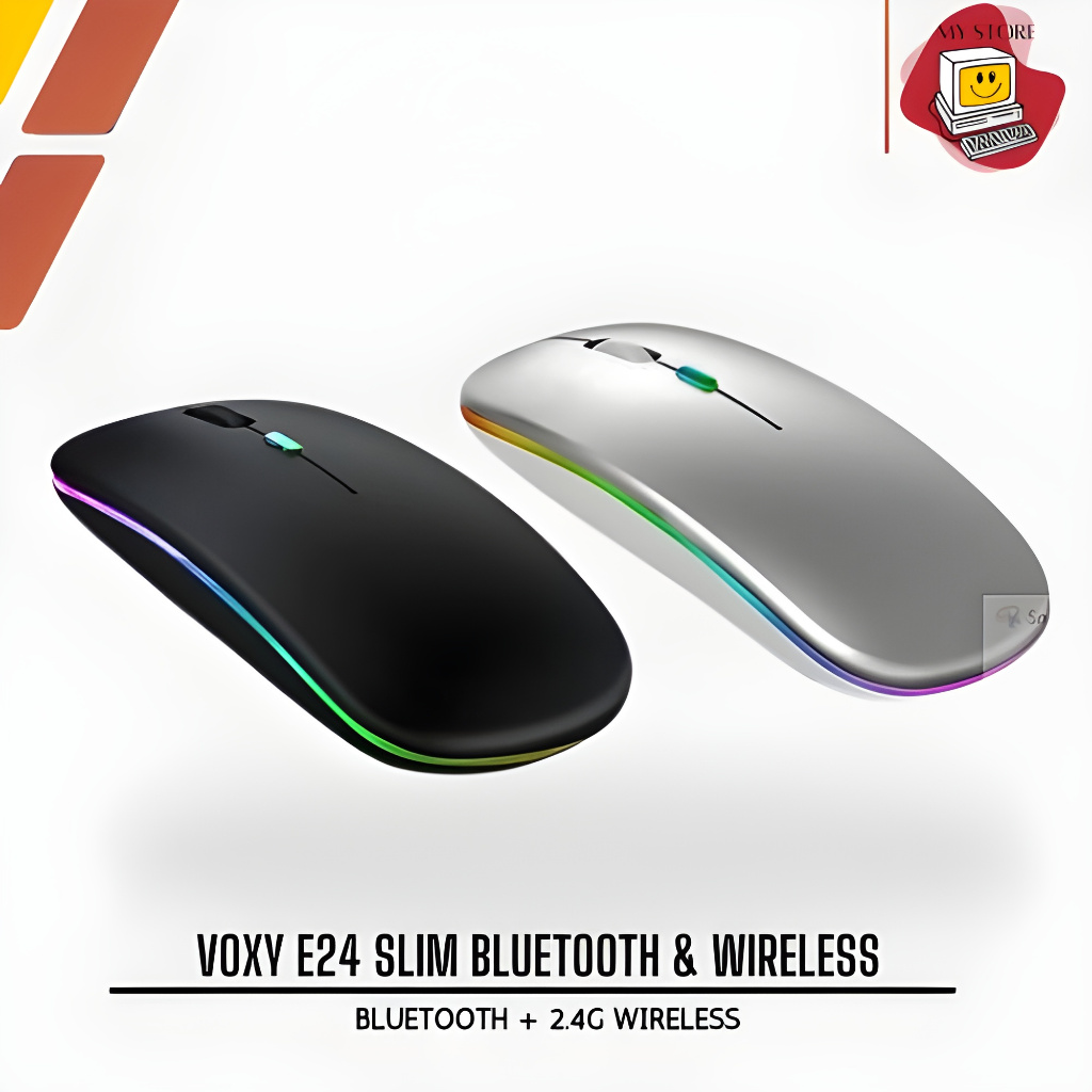 Jual MOUSE VOXY DUAL CONNECTION E24 SLIM SILENT KLIK | Shopee Indonesia