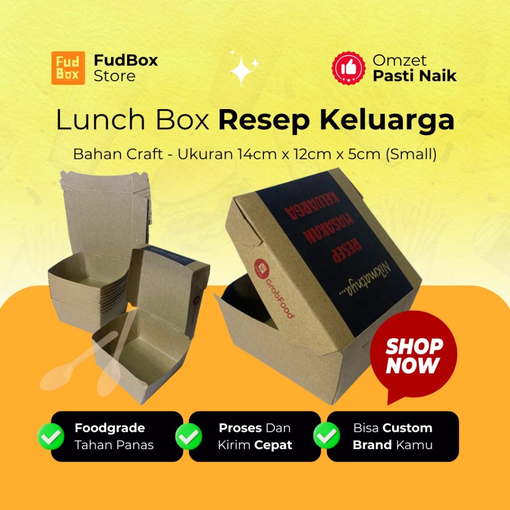 Jual Lunch Box Craft Food Grade Ukuran S Nikmatnya Resep Masakan ...