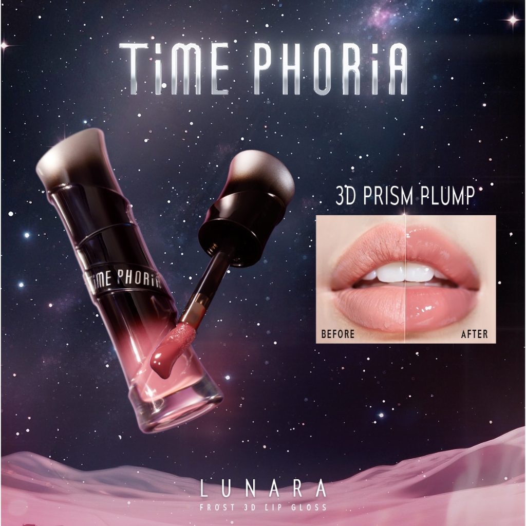 Jual TIME PHORIA - Lunara Frost 3D Plump 24Hr Moisture Tinted Lip Balm ...