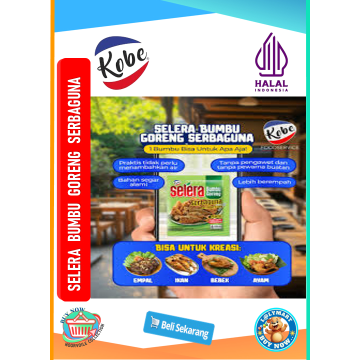 Jual Kobe Selera Bumbu Goreng Serbaguna 28gr (2pcs) | Shopee Indonesia
