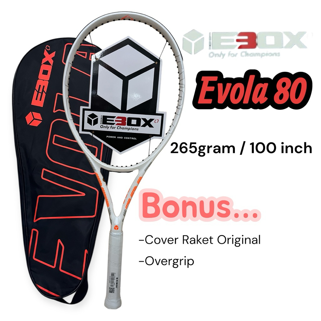Jual Raket Tenis Ebox Evola 80 / Racket Tennis / Raket Tenis Ebox ...