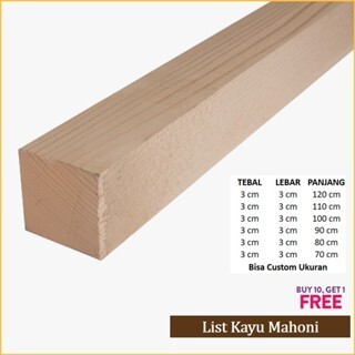 Jual List Kayu Reng Mahoni Ukuran 2x3 Panjang 20 - 120cm | Shopee Indonesia