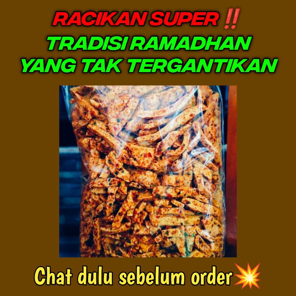 Jual RACIKAN SUPER 500gr Pedas Basreng Daun Jeruk Kemasan 500gr ...