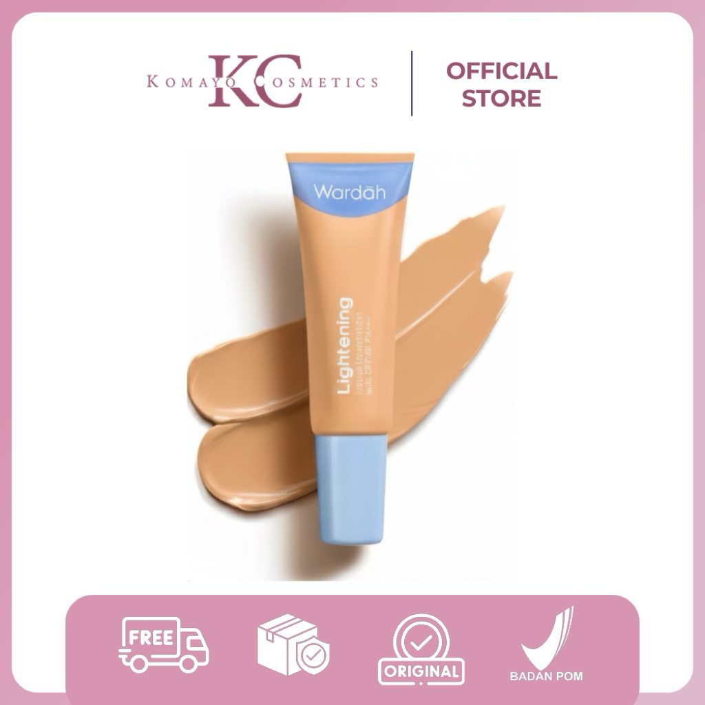 Jual Wardah Lightening Liquid Foundation - Sachet 6ml | Shopee Indonesia