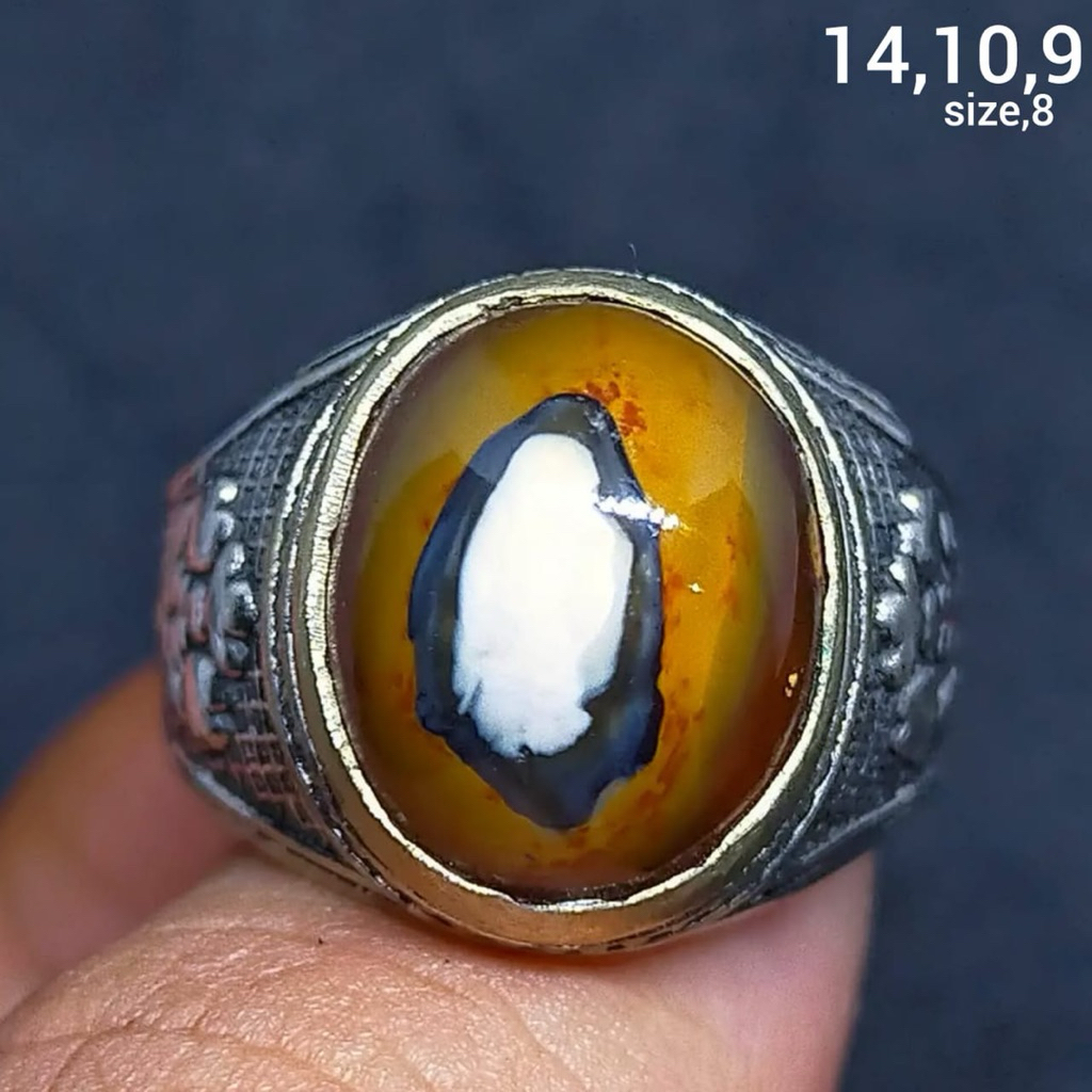 Jual cincin batu akik asli karangnunggal antik top hq natural (asli ...