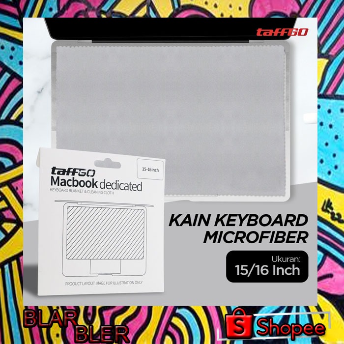 Jual TaffGO Kain Keyboard Laptop Cover Lap Cleaning Cloth Microfiber 15 ...