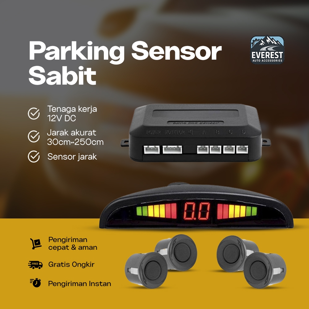 Jual Everest Auto - Sensor Parkir T-Gard | Parking Sensor Reverse ...