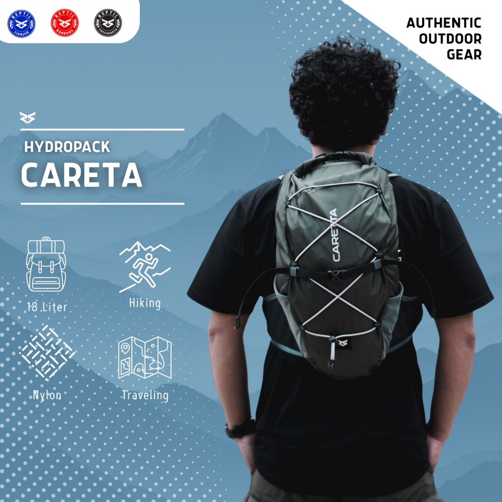 Jual Reptil Adventure Hydropack / Vest Running Careta - Running Vest ...