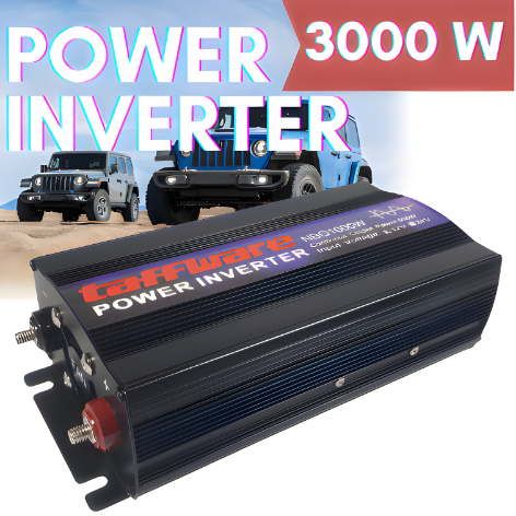 Jual MEGA Taffware Power Inverter Mobil Pure Sine Wave DC 12V to AC ...