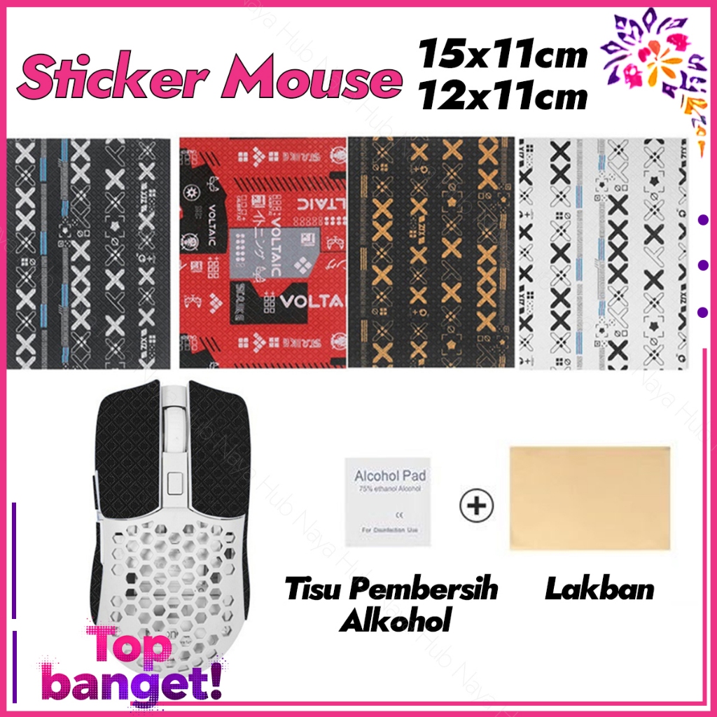Jual Universal Mouse Grip Tape Anti Slip Wireless Gaming Mouse Sticker ...