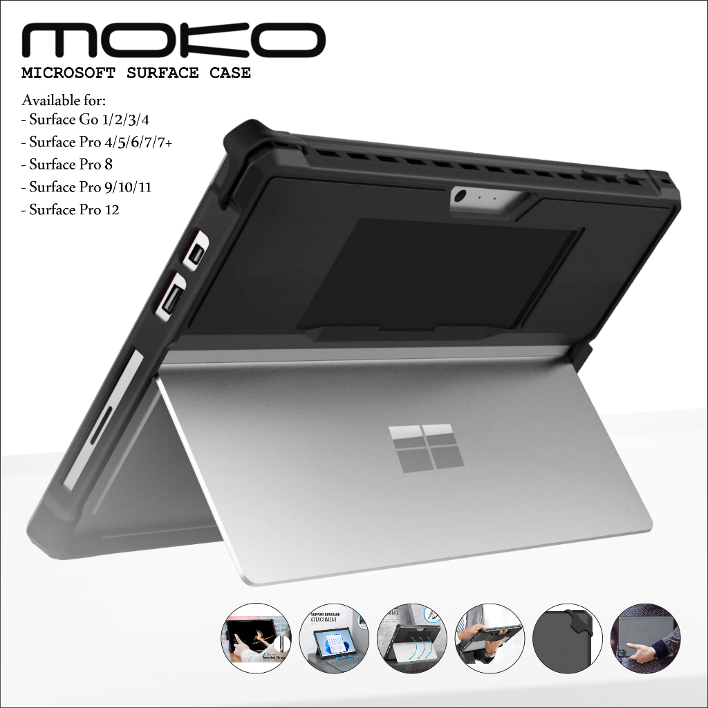 Jual Case Microsoft Surface Pro 12 11 10 9 8 7 7+ Plus 6 5 4 Surface Go ...