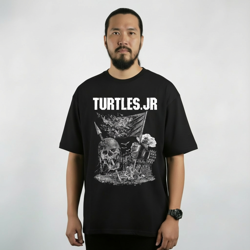 Jual ORIGINAL T SHIRT TURTLES JR - BAKAR BENDERA | Shopee Indonesia