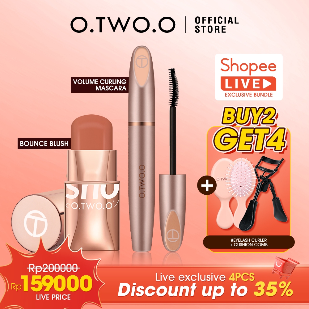 Jual Shopee Live Buy 2 Get 4 O.TWO.O Face Makeup Set Blush Stick ...