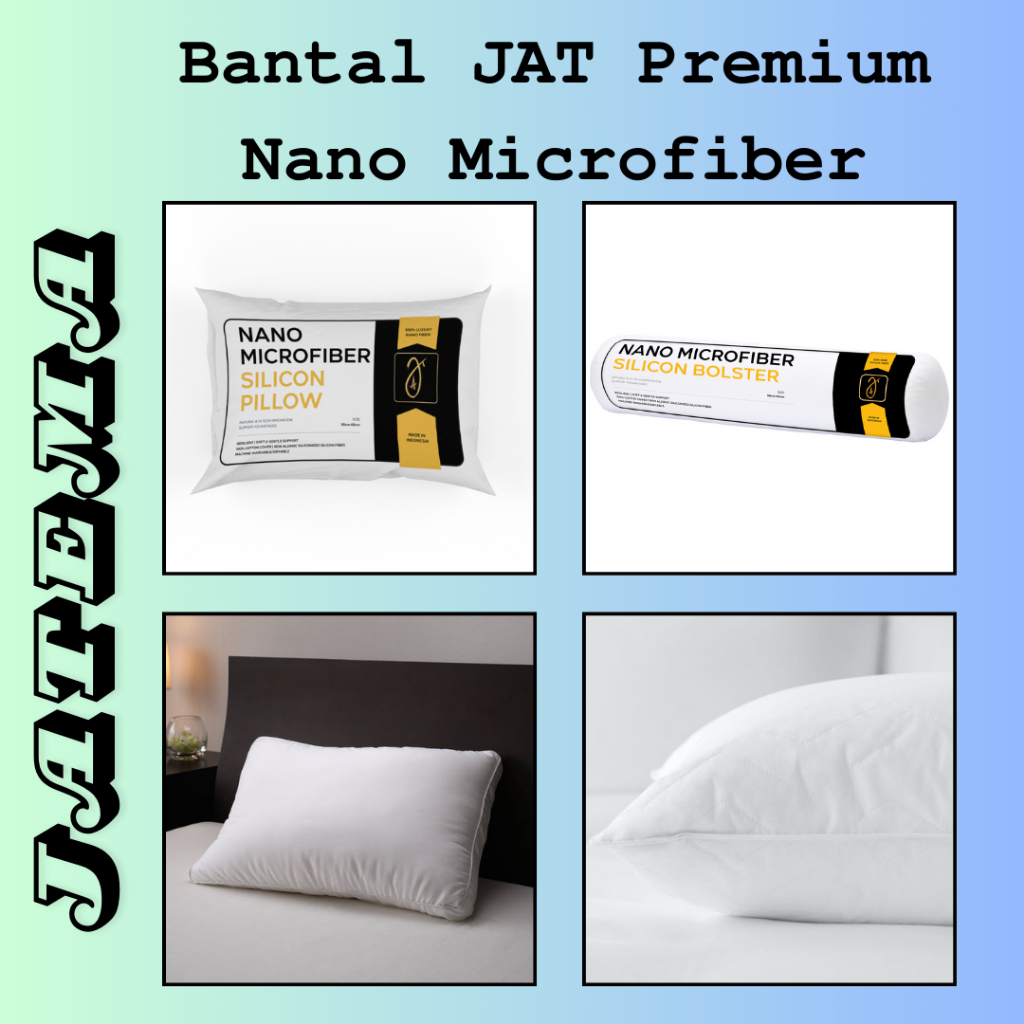 Jual Bantal Guling Hotel Premium JAT Luxury Anti Kempes Bahan Silicon ...
